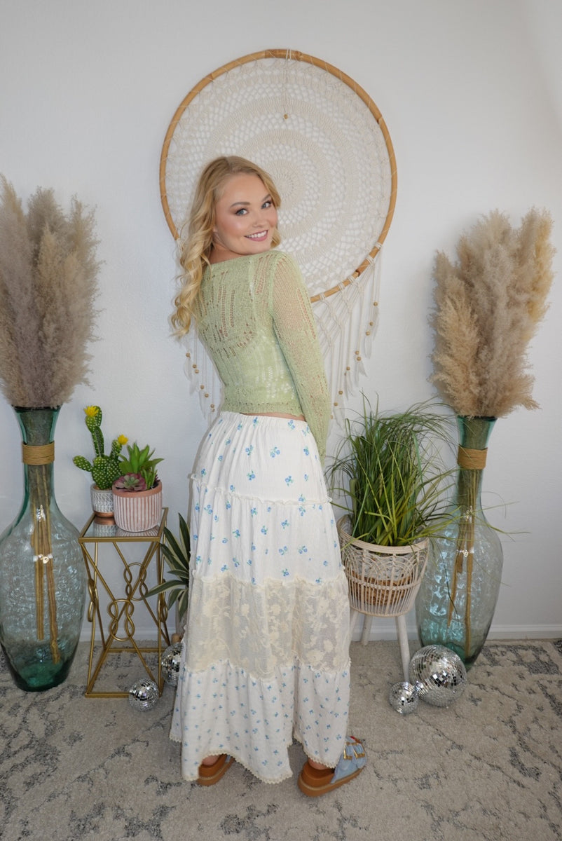 Meadow Muse Maxi Skirt – bohoandgraceboutique